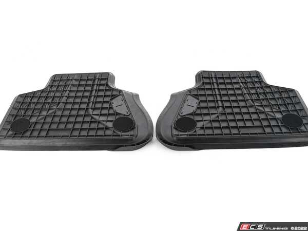 Genuine BMW - 51472458560 - Rear Rubber Floor Mat Set - Black (51-47-2 ...