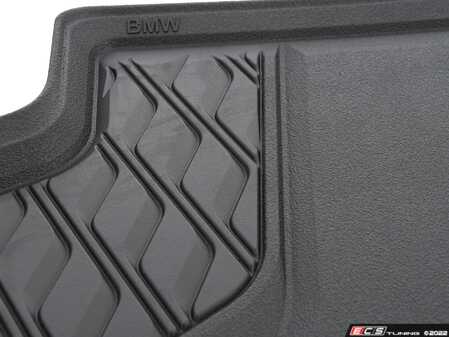 Genuine BMW - 51472458560 - Rear Rubber Floor Mat Set - Black (51-47-2 ...