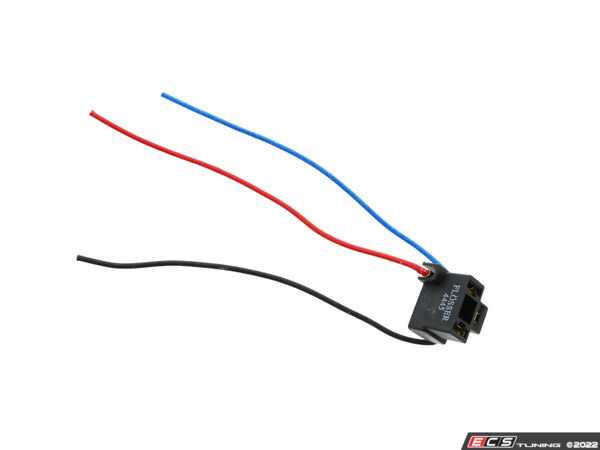 Flosser - 4445 - Headlight Bulb H4 Wiring Harness - Priced Each