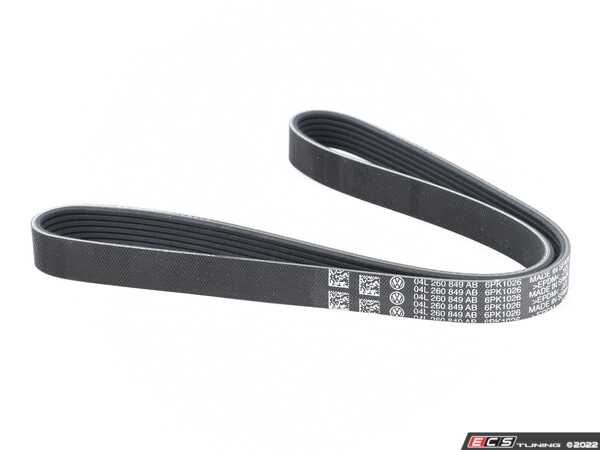 Genuine Volkswagen Audi - 04L260849AB - Accessory Belt (04L 260 849 AB)
