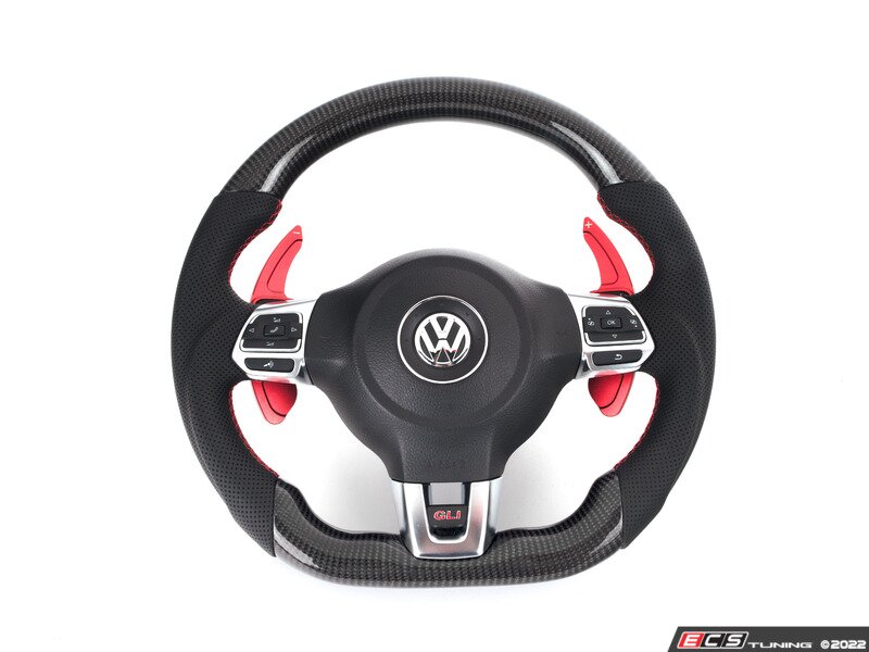 ECS - 001457LA01-01 - MK6 GTI/GLI DSG Carbon Fiber Steering Wheel ...