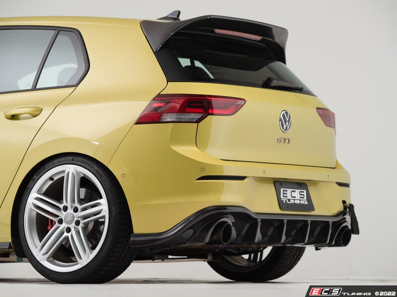 ECS - 033123la01KT - MK8 GTI Carbon Fiber Rear Diffuser