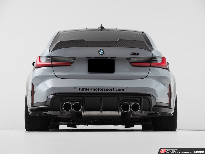 Turner Motorsport - 048254LA01 - G80/G82 Rear Diffuser - Gloss Black