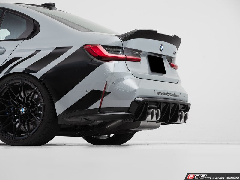 Turner Motorsport - 048254la01KT - G80 G82 Rear Diffuser - Gloss Black