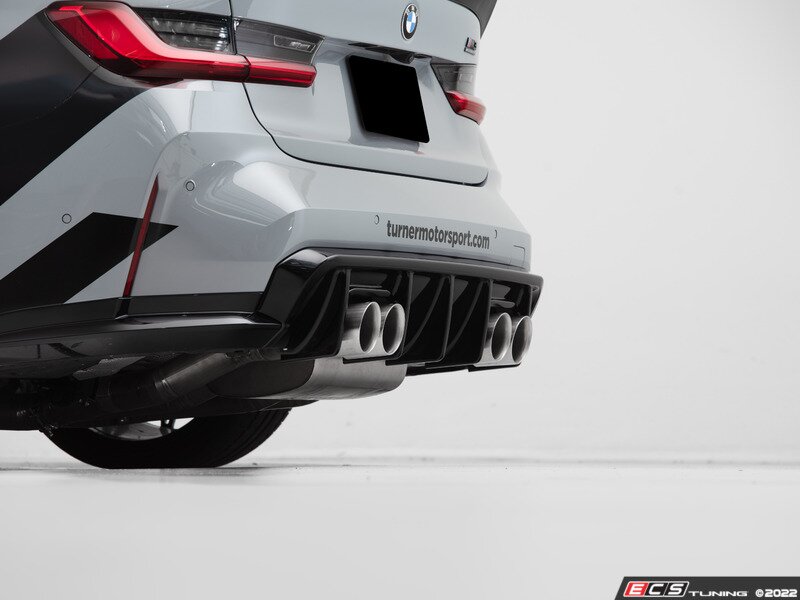Turner Motorsport - 048254la01KT - G80 G82 Rear Diffuser - Gloss Black
