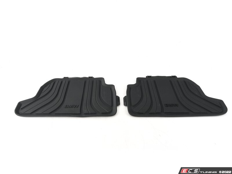 Genuine BMW - 51472361515 - F23 Rubber Rear Floor Mats - Black (51-47-2 ...