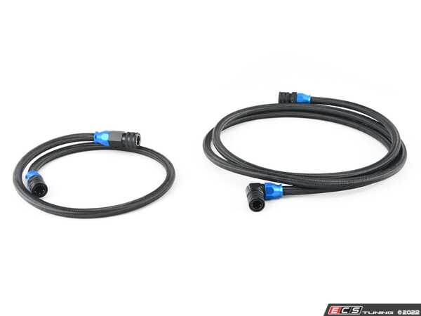 Precision Raceworks - 201-0245 - AN 6 Fuel Lines With Ethanol Sensor ...