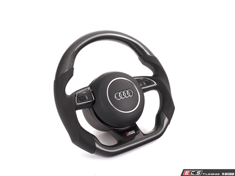 ECS - 001471LA02-01 - B8.5 DSG/Tiptronic Carbon Fiber Steering Wheel ...