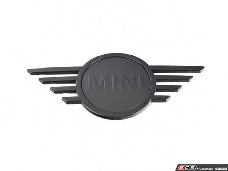 Genuine MINI - 51149880864 - Hood Emblem Piano Black "Black Line ...