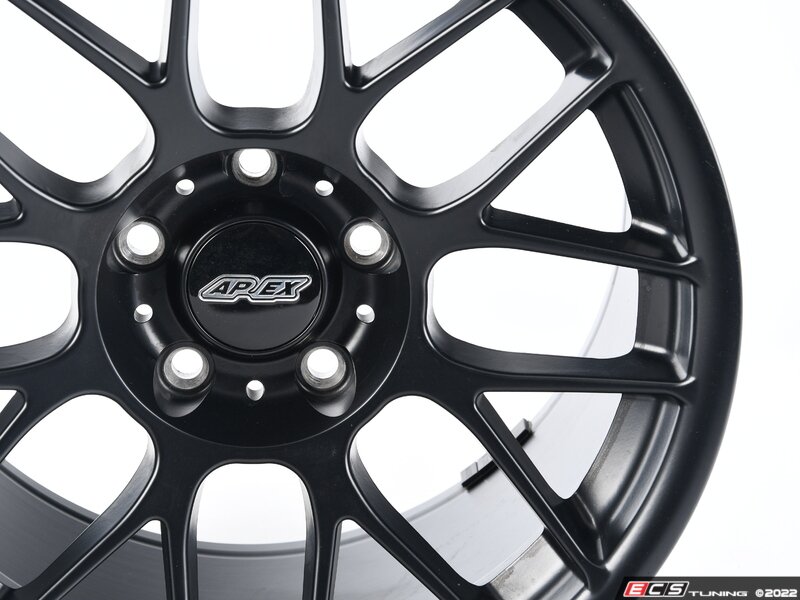 Scratch & Dent - RC81710ET25SMBKs - APEX ARC-8 17x10" ET25 Satin Black ...