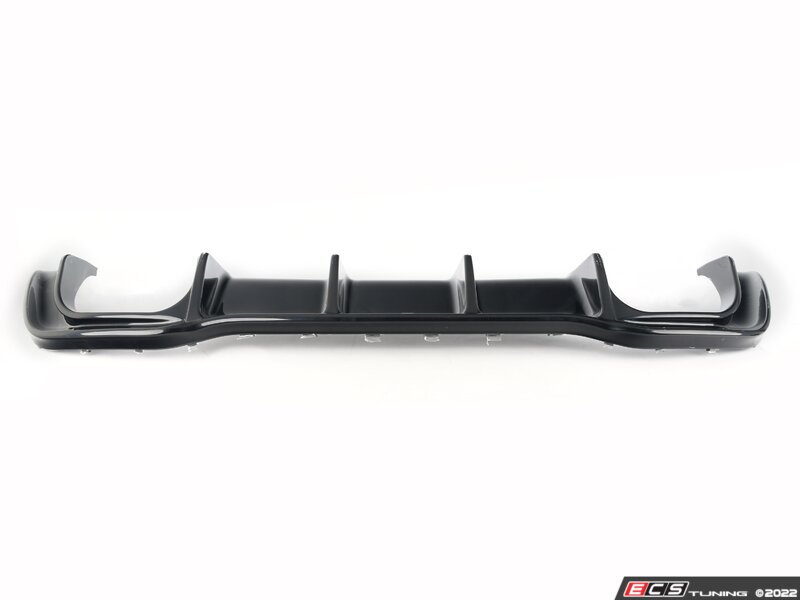 ECS - 033231la01KT - MK8 Golf R Rear Diffuser - Gloss Black
