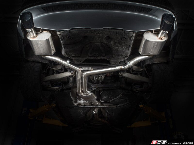 ECS - 016795LA02A - C7 A6 Pre-Facelift 2.0T Cat back Exhaust