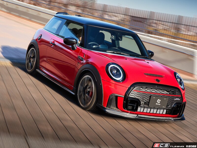 3D Design - 3104-25611 - 3D Design MINI JCW F56 F57 Carbon Fiber - Side ...