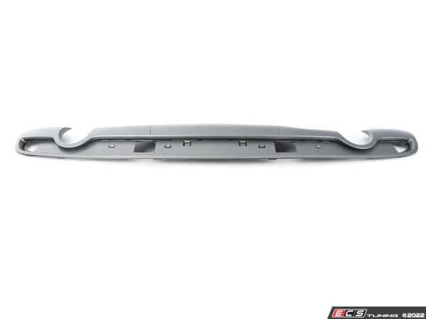 Genuine Volkswagen Audi - 8R0807434J1RR - Rear Valance - Satin Black ...