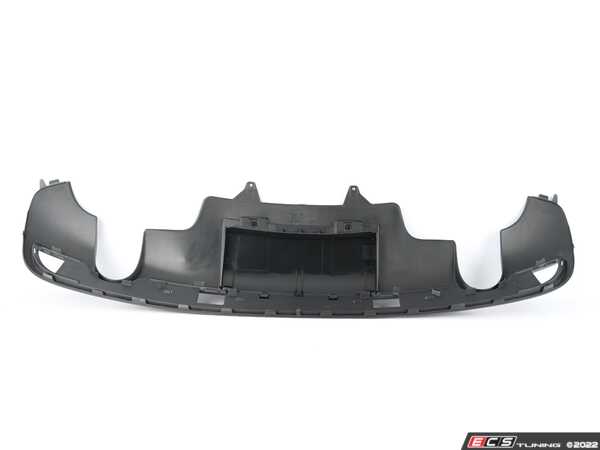 Genuine Volkswagen Audi - 8R0807434J1RR - Rear Valance - Satin Black ...