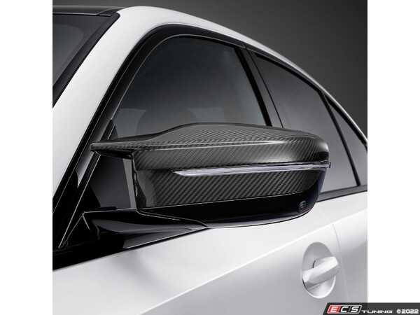Genuine BMW M Performance - 51168075063KT - Carbon Fiber Mirror Cap Set