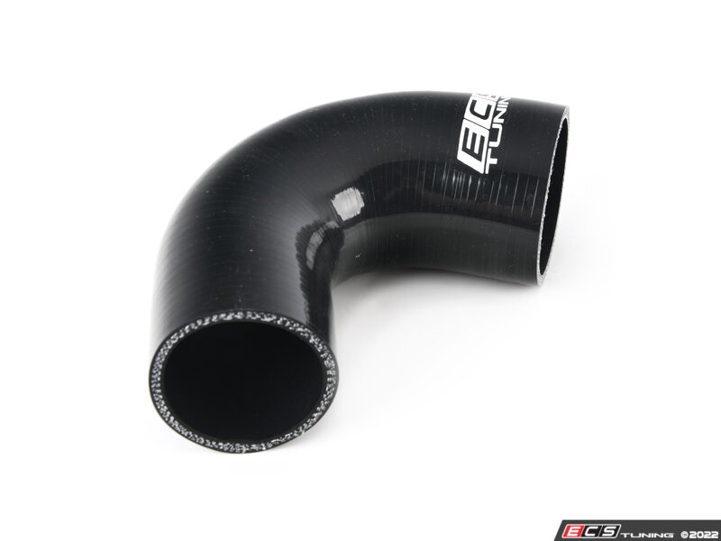 ECS - 036632LA01-02KT - MK8 GTI Throttle Body Charge Pipe Kit - Wrinkle Red