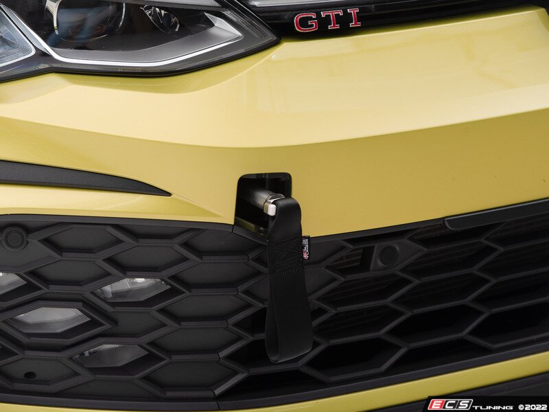 ECS News - New MK8 GTI Tow Straps & Front Lips
