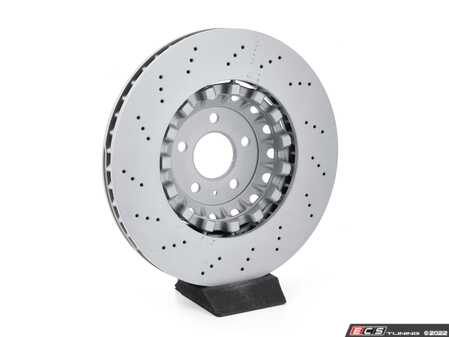Zimmermann - 4M0615301ASXKT - Front Brake Rotors Cross Drilled - Pair ...