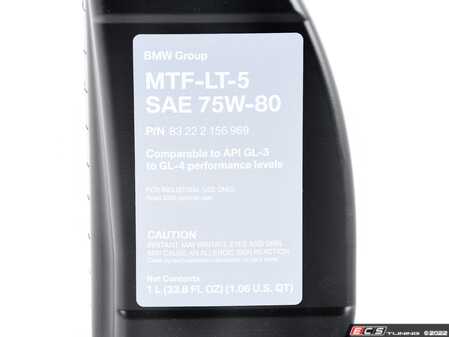 Genuine BMW - 83222156969 - LT-5 Manual Transmission Fluid - 1 Liter ...