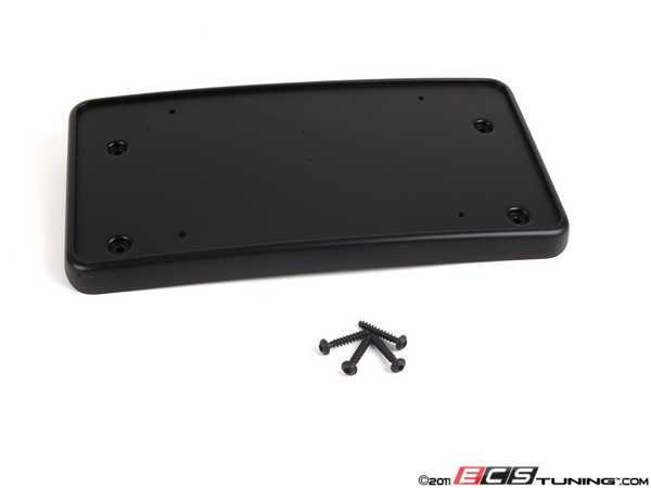 Genuine Volkswagen Audi - 8E0807285F3FZ - License Plate Holder - Satin ...