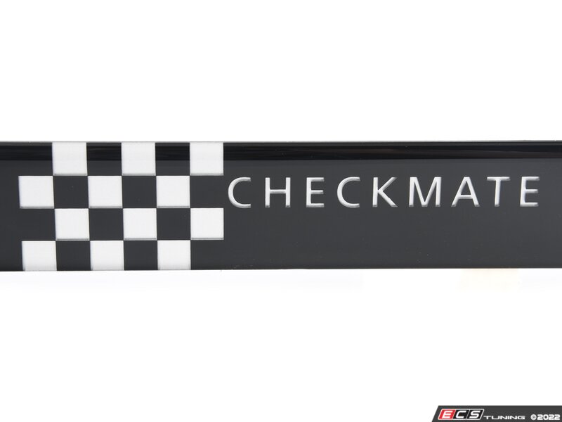 Genuine MINI - 51147168907 - "Checkmate" Door Entry Strip - Left Side ...