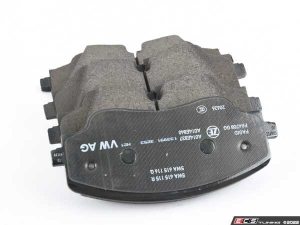 Genuine Volkswagen Audi - 5WA698151R - Front Brake Pad Set (5WA 698 151 R)