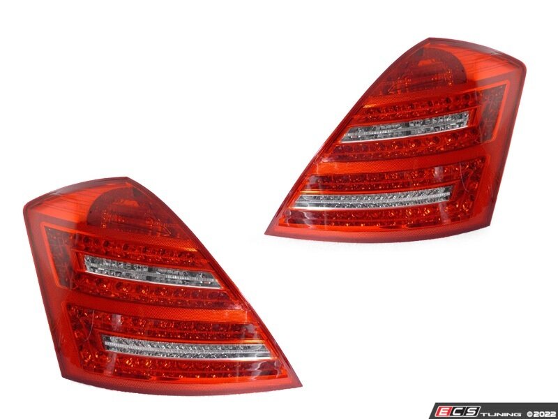 Depo - 440-1970PXA-VCR - W221 S-Class LED Facelift Red/Clear Tail ...