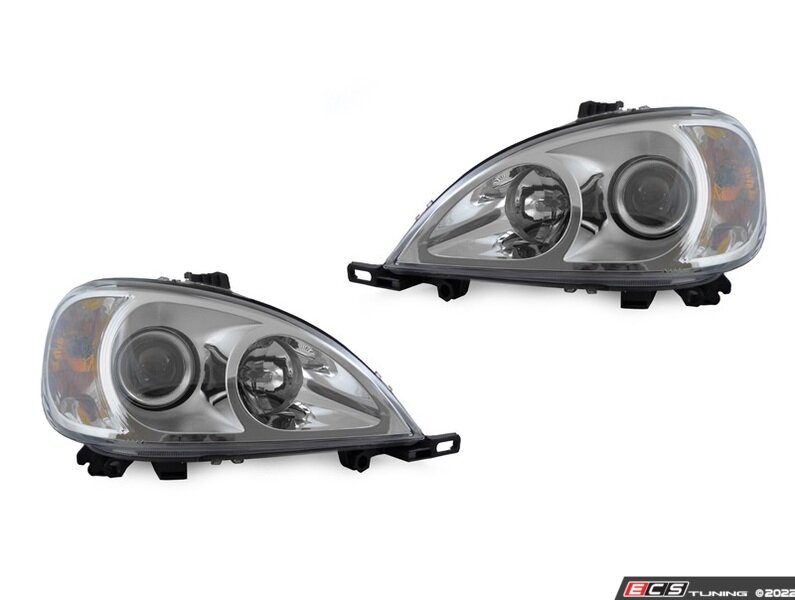 Depo - 340-1104P-ASD1 - W163 ML-Class Chrome Projector Headlights - Set