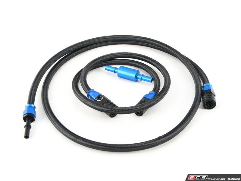 Precision Raceworks - 201-0247 - Upgraded Fuel Lines W/ Ethanol Sensor Connection - AN6