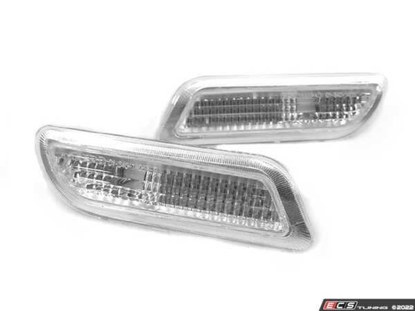 Depo - 340-1405PXB-VC - W208 CLK-Class Crystal Clear Side Marker Lights ...
