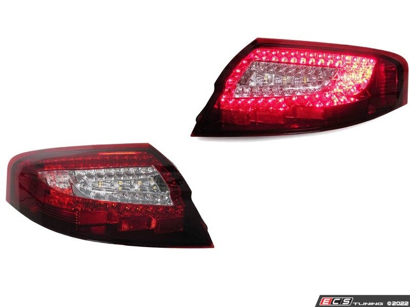 Depo - DP102-CR - 996 Red & Clear LED Tail Lights - Set