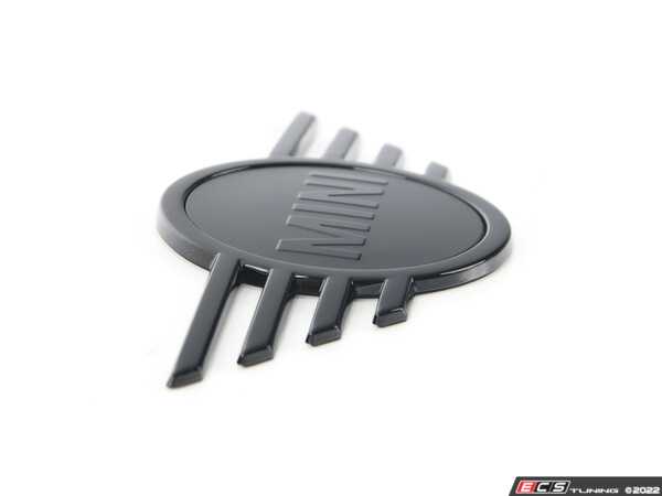 Genuine MINI - 51149880867 - Trunk Emblem Piano Black "Black Line ...