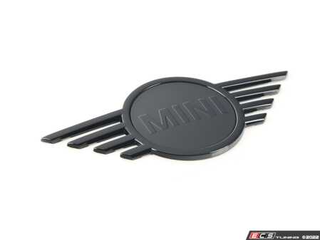 Genuine MINI - 51149880867 - Trunk Emblem Piano Black "Black Line ...