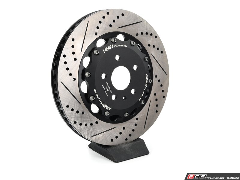 ECS - 039534LA01A-04 - Front Right Drilled And Slotted Rotor