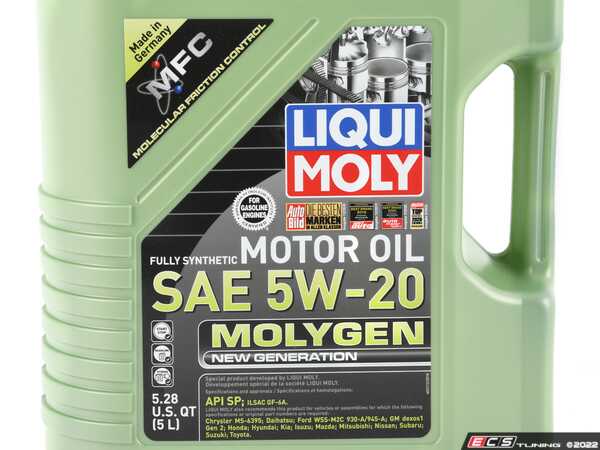 Liqui-Moly - 22152 - Molygen New Generation Motor Oil (5W-20) - 5 Liter