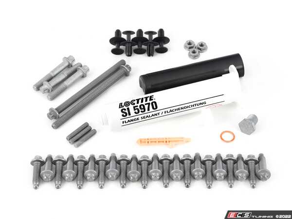 Genuine BMW - 83190404517KT - Oil Pan Gasket & Installation Kit