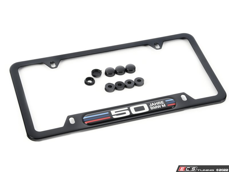 Genuine BMW M Performance - 82115A75DA6 - BMW 50 Years M License Plate ...