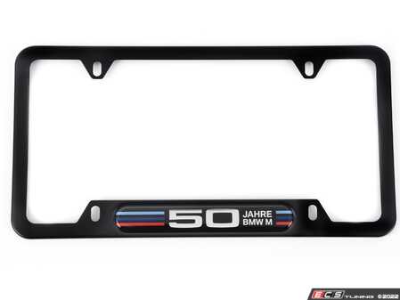 Genuine BMW M Performance - 82115A75DA6 - BMW 50 Years M License Plate ...