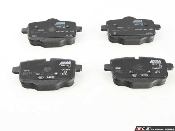 Genuine BMW - 34208093728 - Brake Pad Set - Rear (34-20-8-093-728)