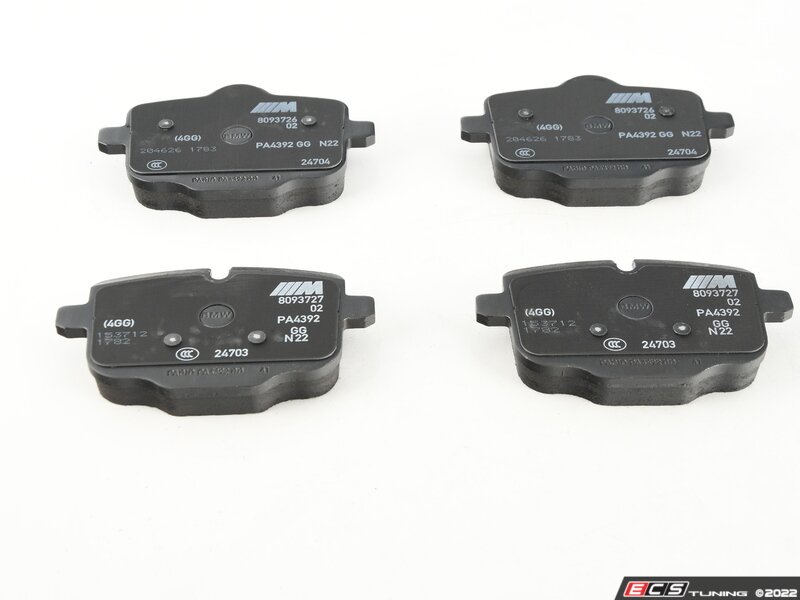 Genuine BMW - 34208093728 - Brake Pad Set - Rear (34-20-8-093-728)