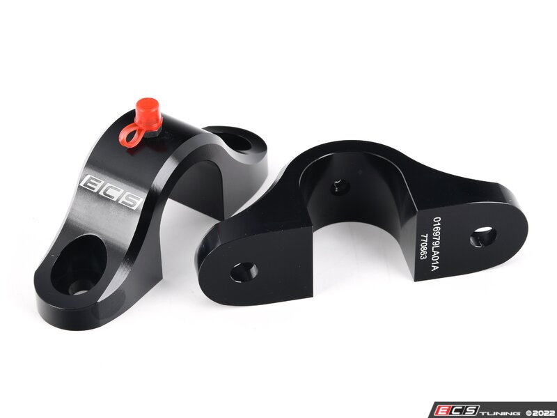 ECS - 016937la01KT - E46 Billet Front Sway Bar Brackets W/Poly Bushings ...