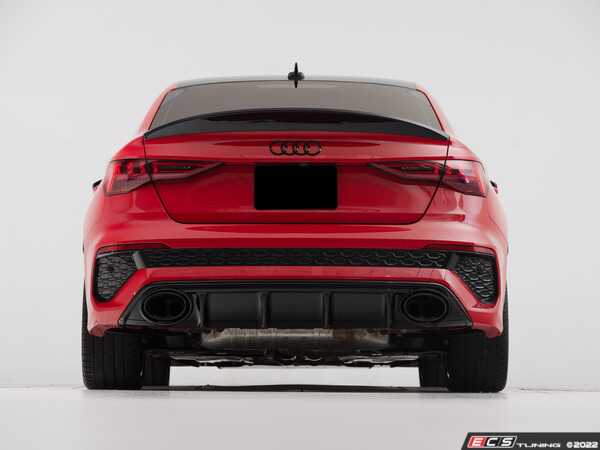 ECS - 047030LA01 - Audi 8Y RS3 Rear Diffuser - Gloss Black