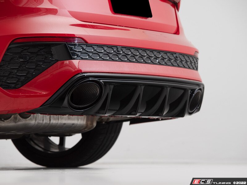 ECS - 047030LA01 - Audi 8Y RS3 Rear Diffuser - Gloss Black