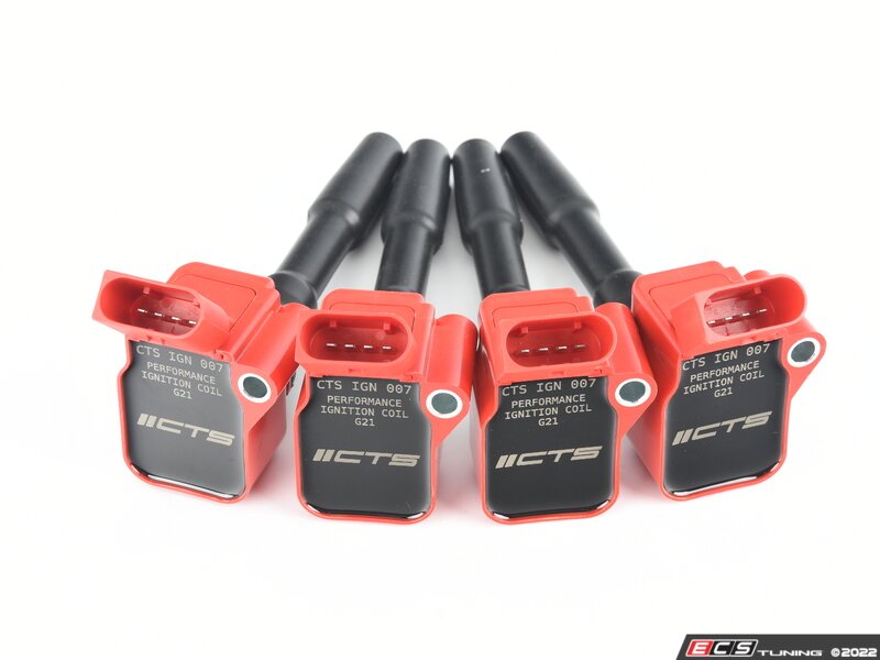 CTS - CTS-IGN-007-4KT - CTS High Performance Ignition Coil - Red - Set ...