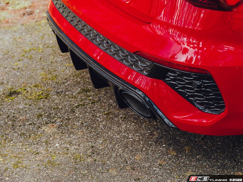 ECS - 047030LA01 - Audi 8Y RS3 Rear Diffuser - Gloss Black