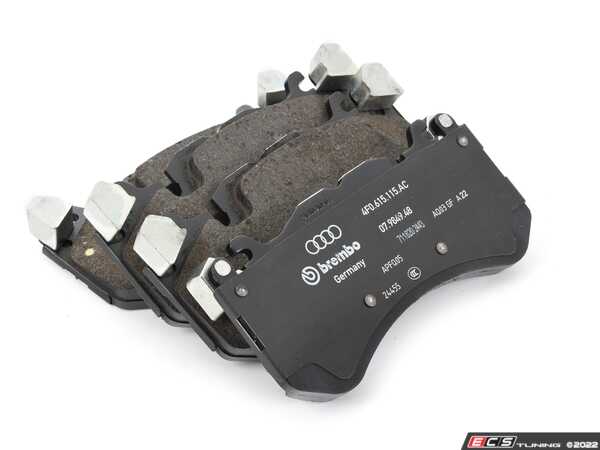 Genuine Volkswagen Audi - 4G0698151AE - Front Brake Pad Set With Sensor ...