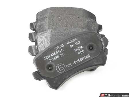 Genuine Volkswagen Audi - JZW698451G - Economy Brake Pad Set - Rear ...