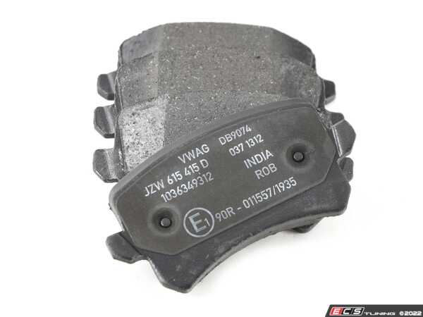 Genuine Volkswagen Audi - JZW698451G - Economy Brake Pad Set - Rear ...