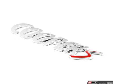 Genuine MINI - 51142755618 - MINI Cooper S Model Lettering (51-14-2-755 ...